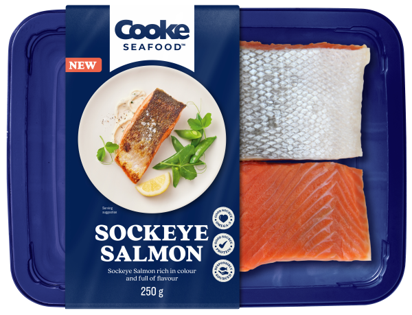 Cooke Sockeye Salmon 250g - Cooke Seafood Australia
